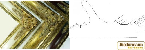 Barockbilderrahmen sind die Rahmen-Klassiker für Gemälde
